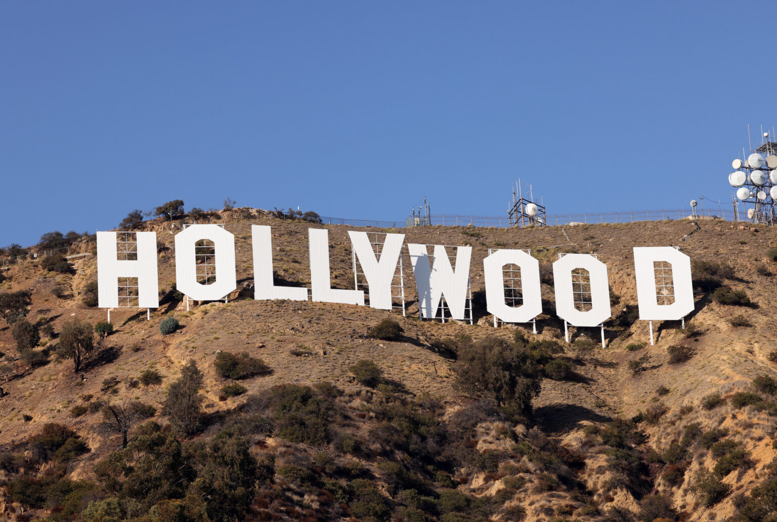 Hollywood Stars Shine Brighter As Iconic Sign Gets A Makeover ...